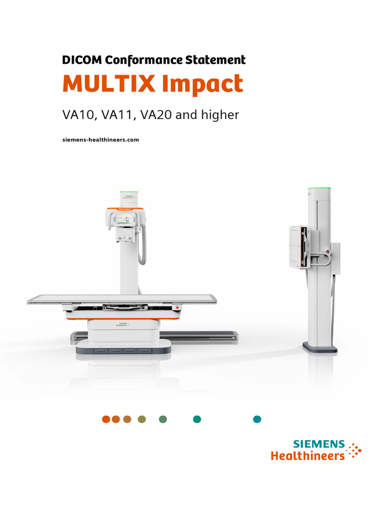 DICOM Conformance Statement MULTIX Impact VA10 VA11 VA20 | PDF