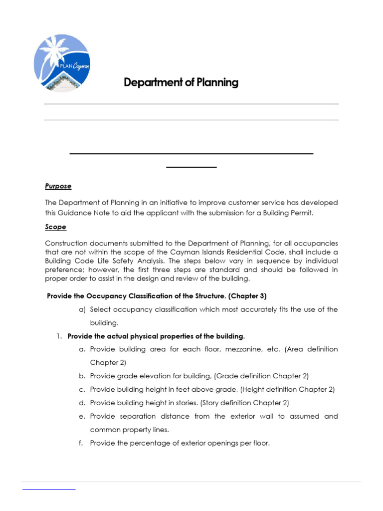 GN0001 Building Code Life Safety Analysis January 2020 | PDF