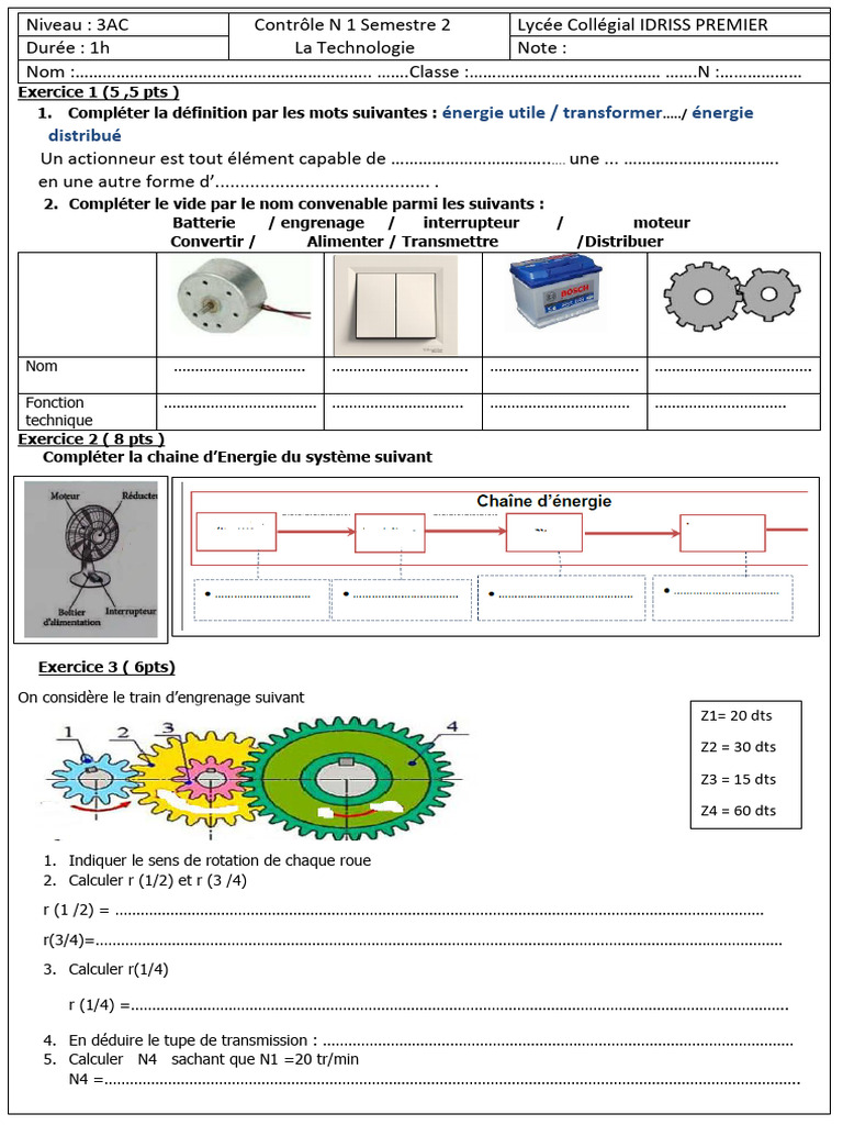 DEVOIR TECHNOLOGIE | PDF