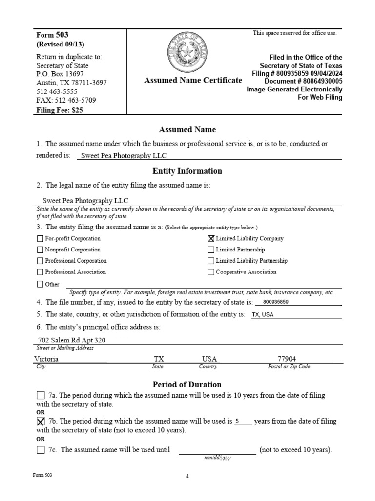 SPP Form | PDF