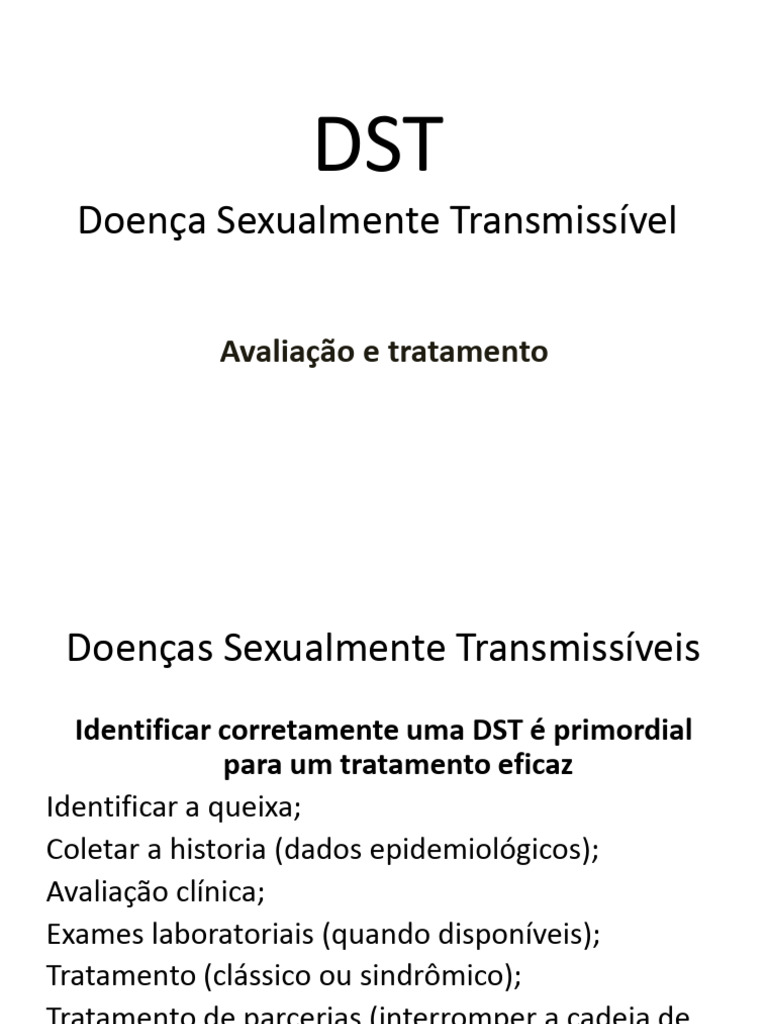 Doença Sexualmente Transmissível: Avaliação e Tratamento | PDF
