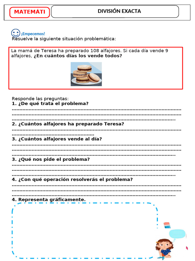 D2 A1 FICHA MAT. División Exacta | PDF D2 A1 FICHA MAT. División Exacta | PDF