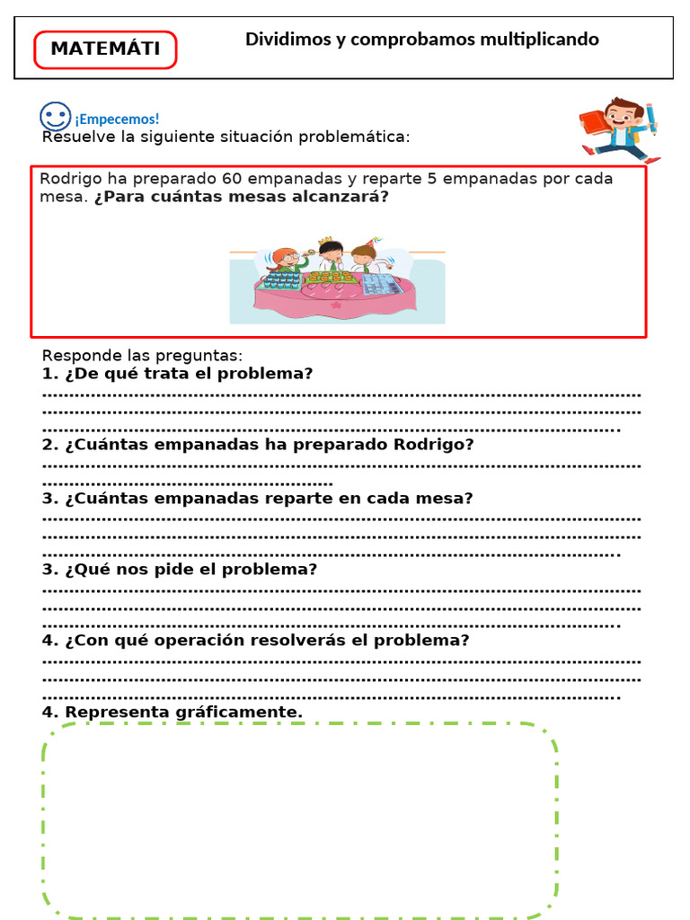 D5 A1 FICHA MAT. Dividimos y Comprobamos Multiplicando | PDF