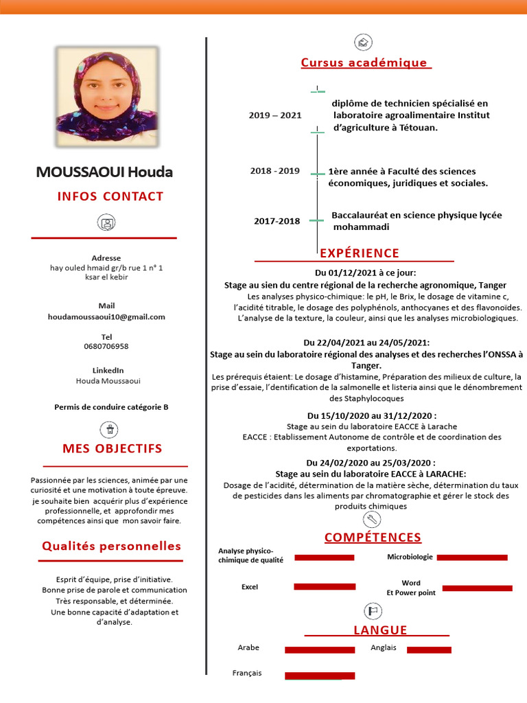 Houda CV | PDF