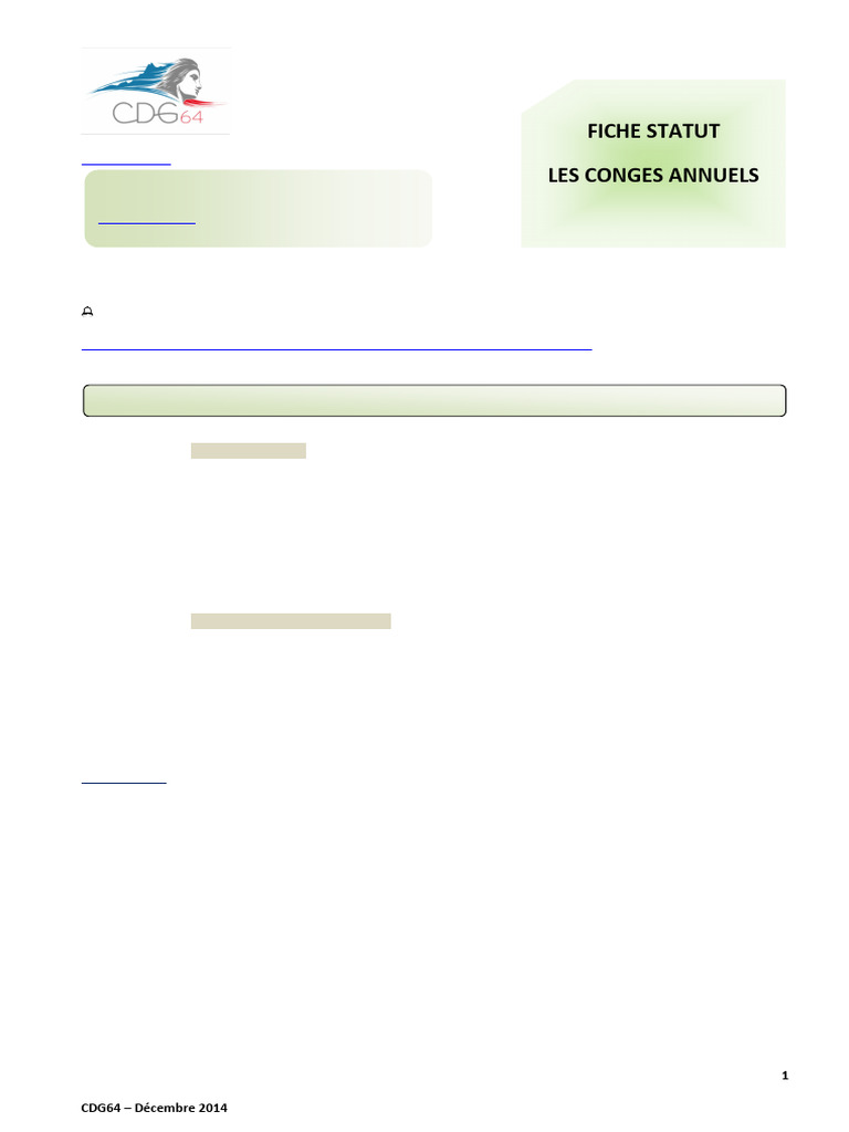 Conges Annuels Jours Feries | PDF