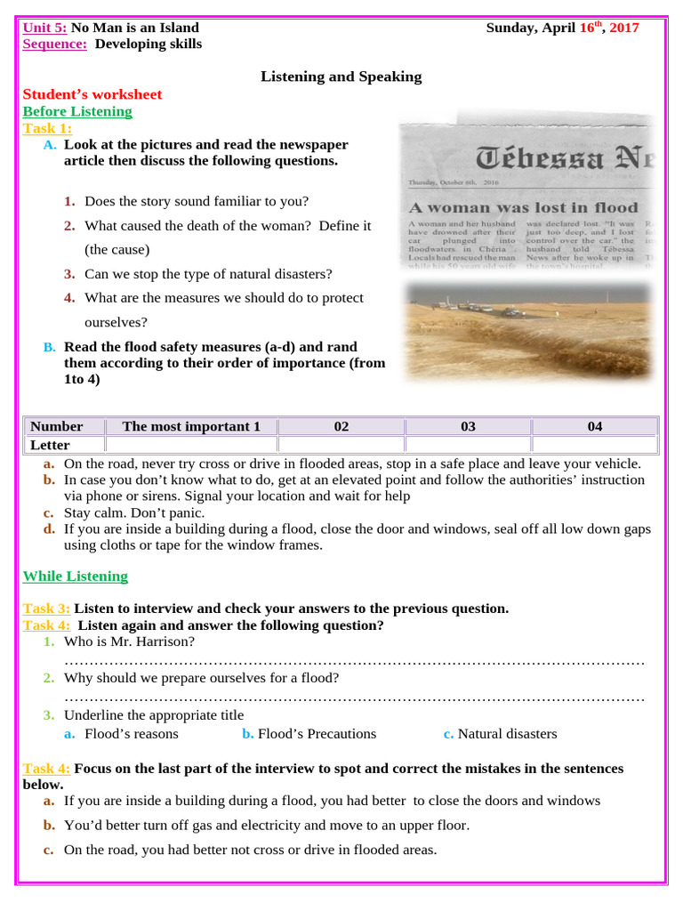 Students Sheets | PDF