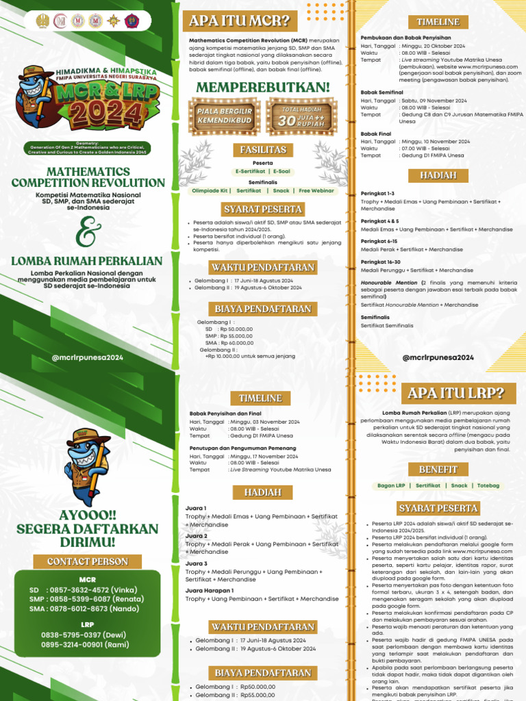 Brosur MCR & LRP 2024 No Background 2 | PDF