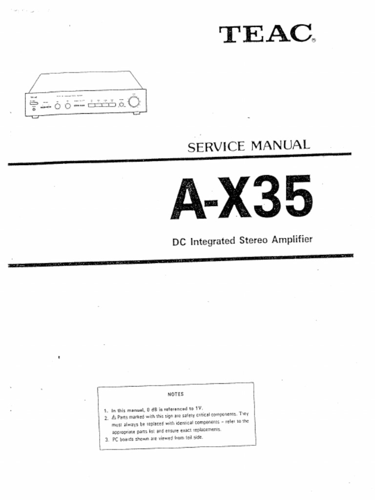 Ax35 SM Teac en | PDF