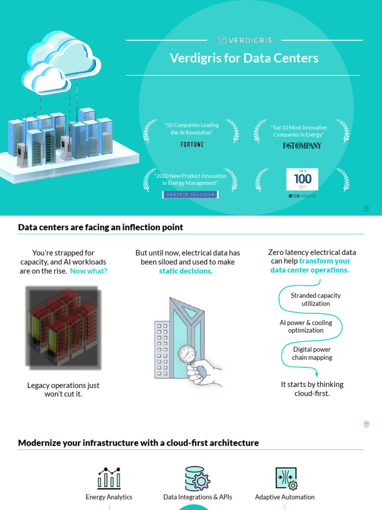 Verdigris For Data Centers - Platform Overview - 8-9-2024 | PDF