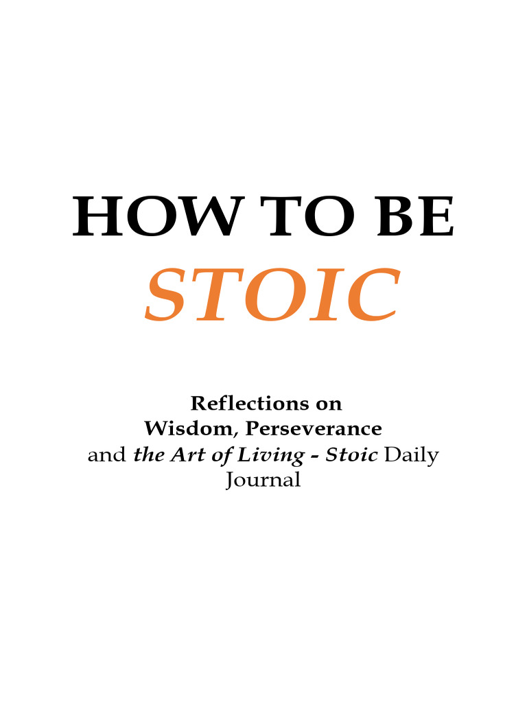 Stoic Book | PDF