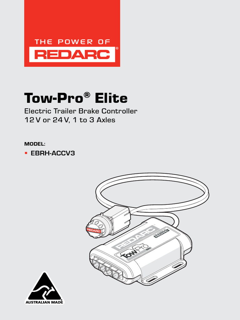 EBRH-ACCV3 Instruction Manual Tow-Pro Elite | PDF | Trailer (Vehicle ...