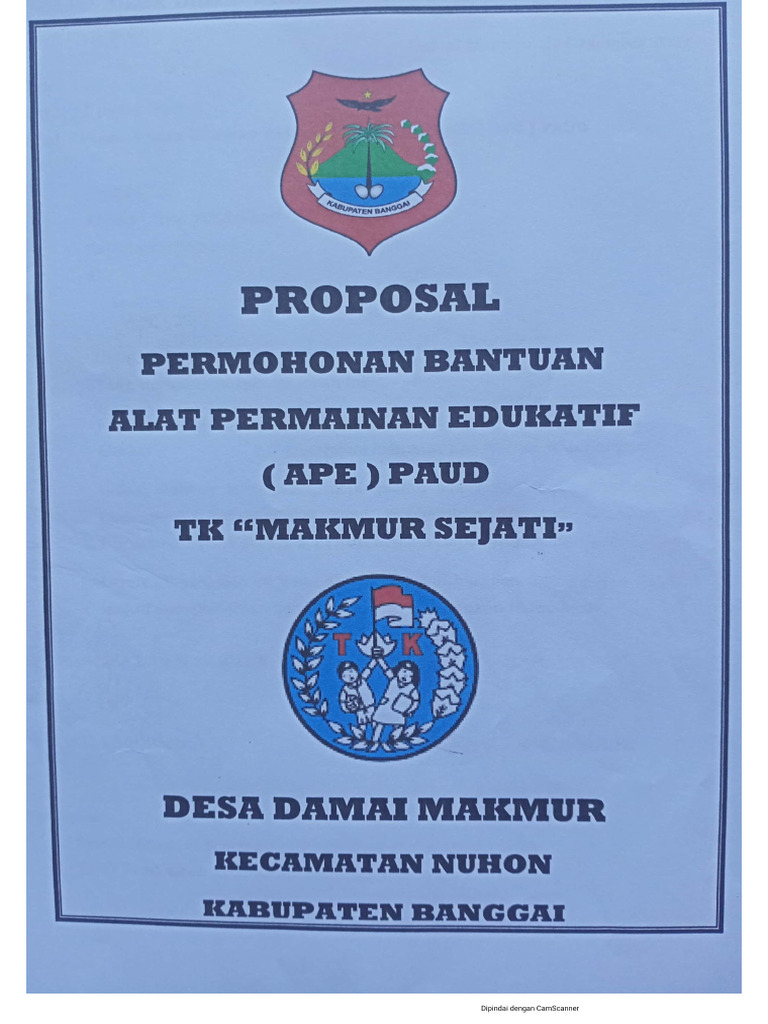 Contoh Proposal Ape | PDF