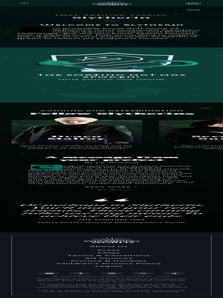 Wizarding World - Official Home of Harry Potter & Fantastic Beasts | PDF