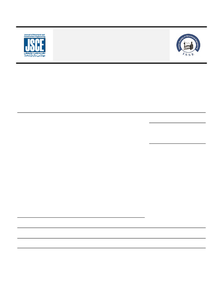 JSCE - Volume 8 - Issue شماره ویژه 3 - Pages 78-95 | PDF