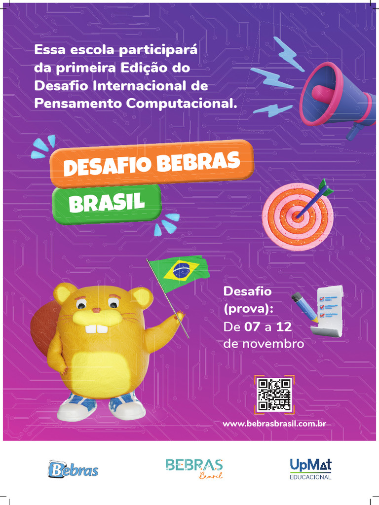 Cartaz A3 Bebras 2022 Escolas Marca | PDF