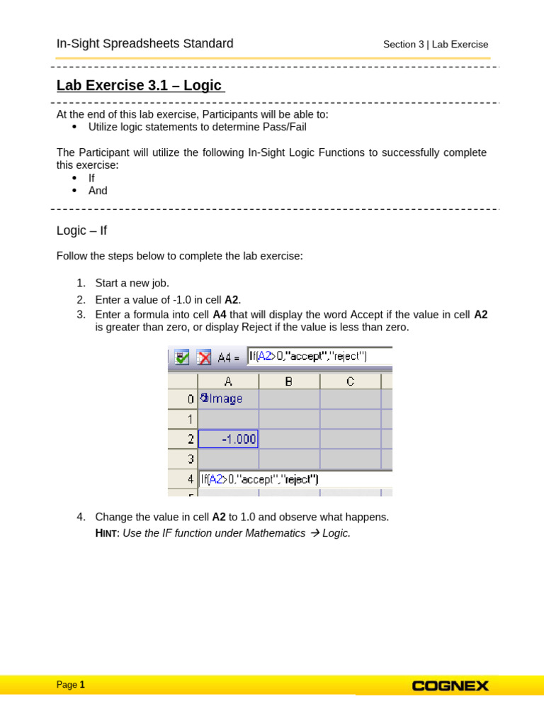 03 02 Lab Logic | PDF