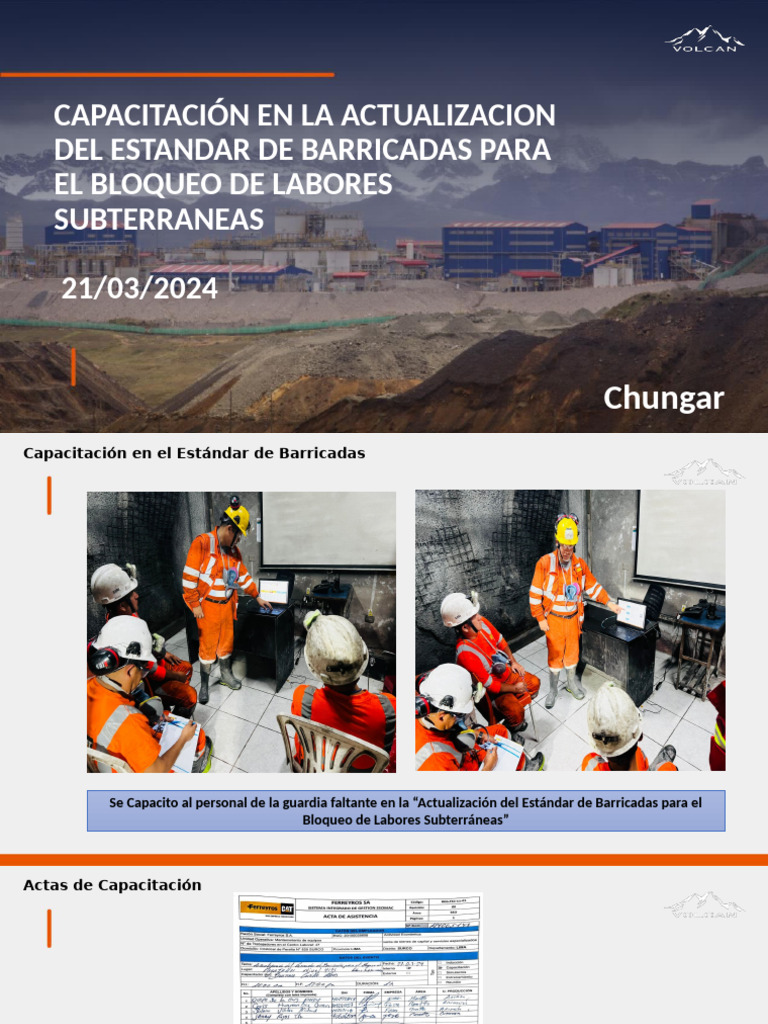 Actualización Del Estandar de Barricadas | PDF