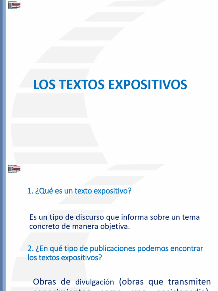 Los Textos Expositivos | PDF