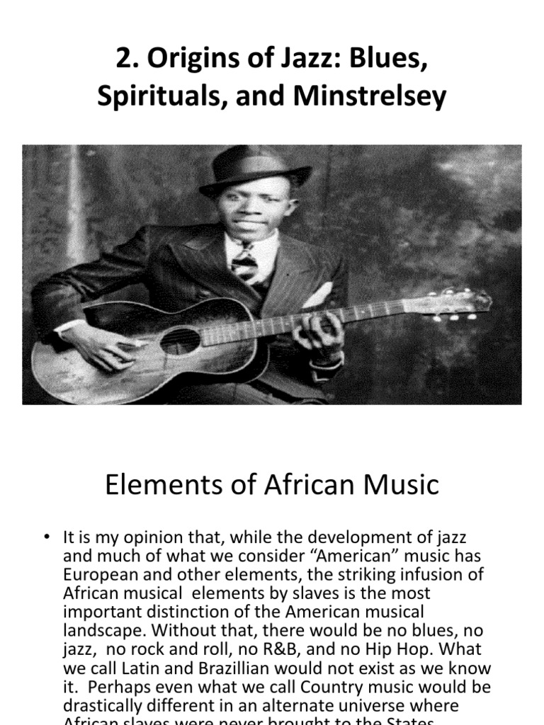 Jazz History 2 | PDF | Minstrel Show | Blues