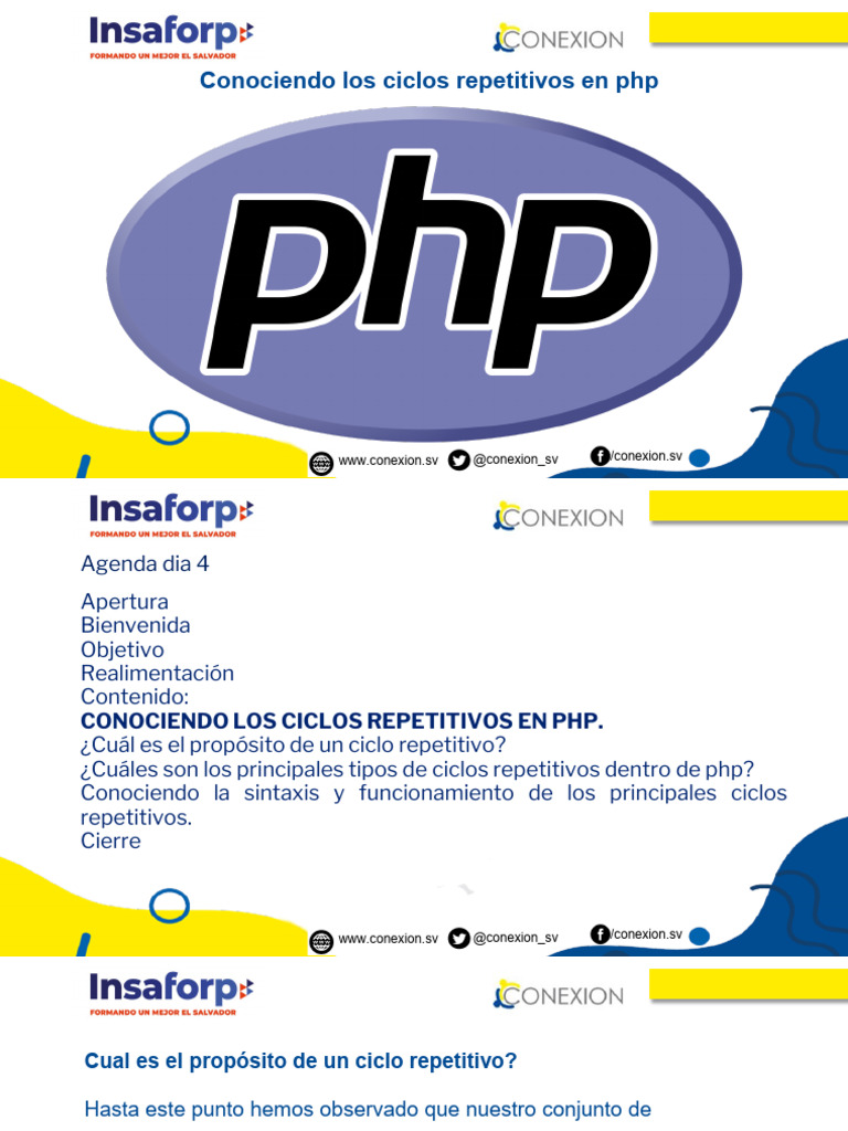 PHP Ciclos Repetitivos | PDF