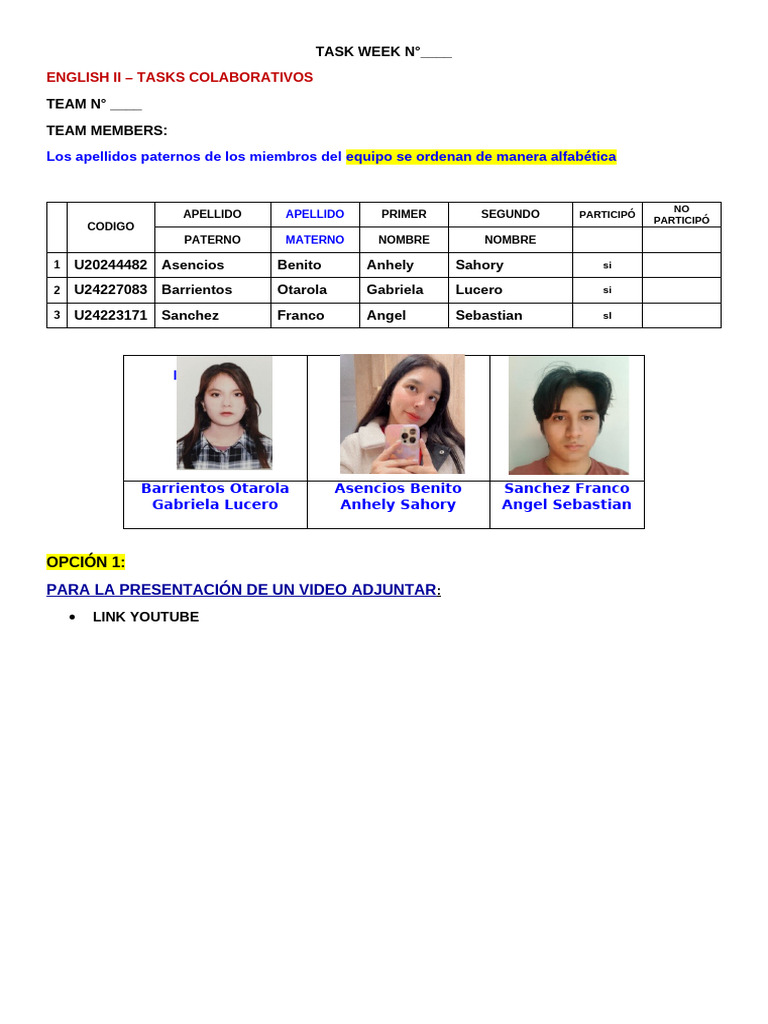 Formato - Presentación Tasks - Colaborativos - Ingles Ii - Rqrfuc | PDF | Arte