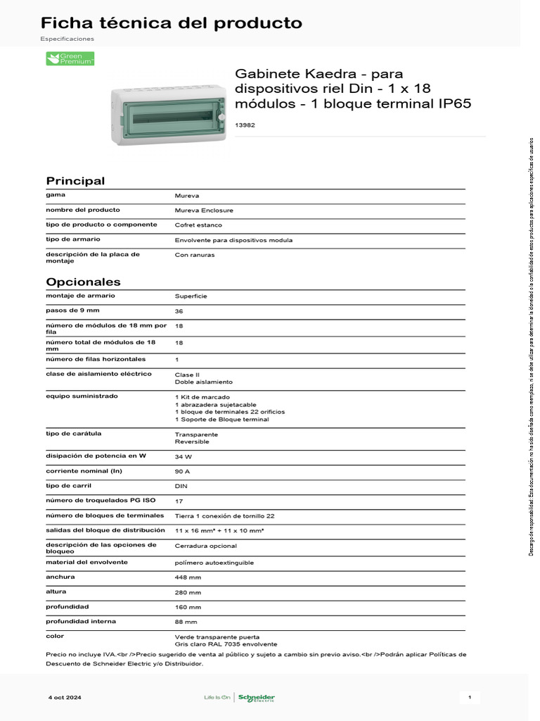Schneider Electric - Kaedra-y-Mini-Kaedra - 13982 | PDF