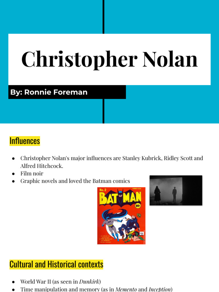 Ron Foreman - Christopher Nolan | PDF