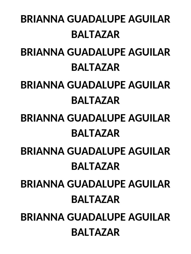 Brianna Guadalupe Aguilar Baltazar | PDF