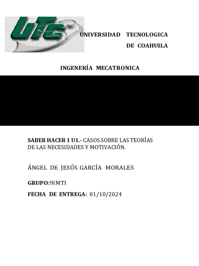 Saber Hacer 1 U1 | PDF