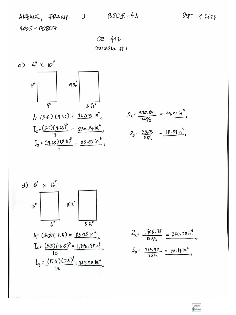 Anzale, Frank BSCE-4A SW#1 | PDF
