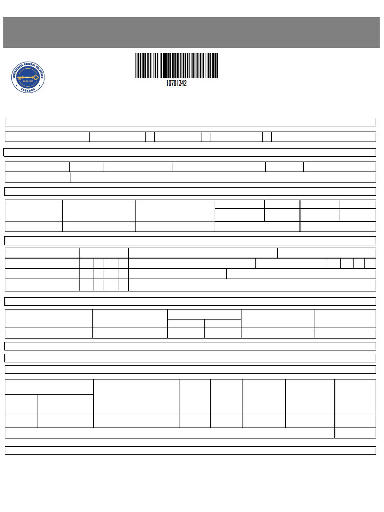 Formulario Declaracion Juramentada 024 CGE2024 | PDF