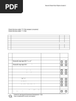 Grade 3 CRLA Assessment Scoresheet | PDF