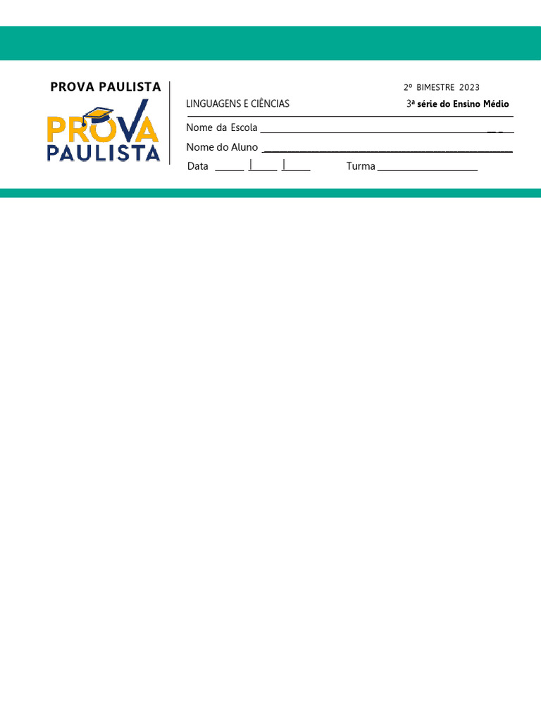 LP ING CN 3série Aluno | PDF