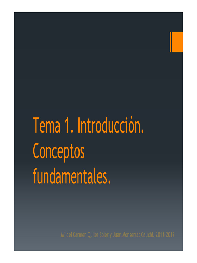 Tema 1 Introduccion | PDF