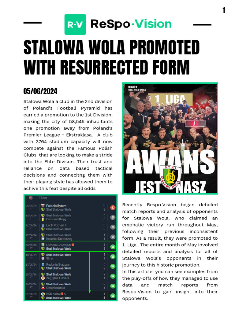 Respo-Article - Stalowa Wola Playoff | PDF