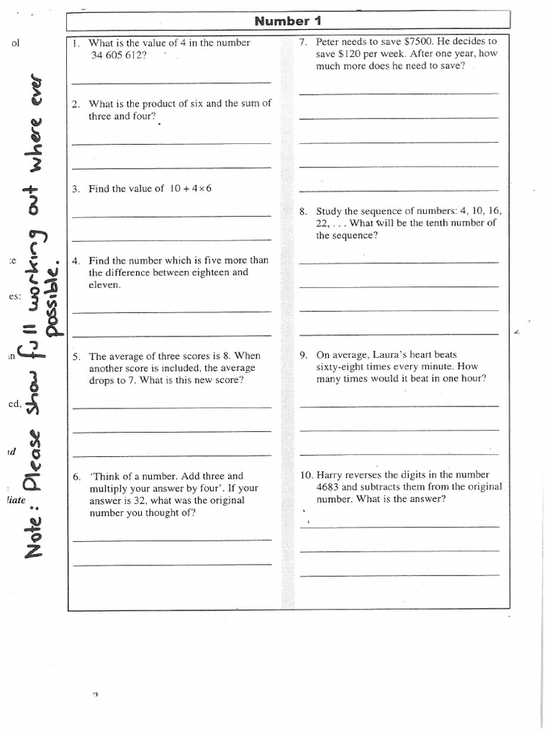 Harder Worded Problems | PDF