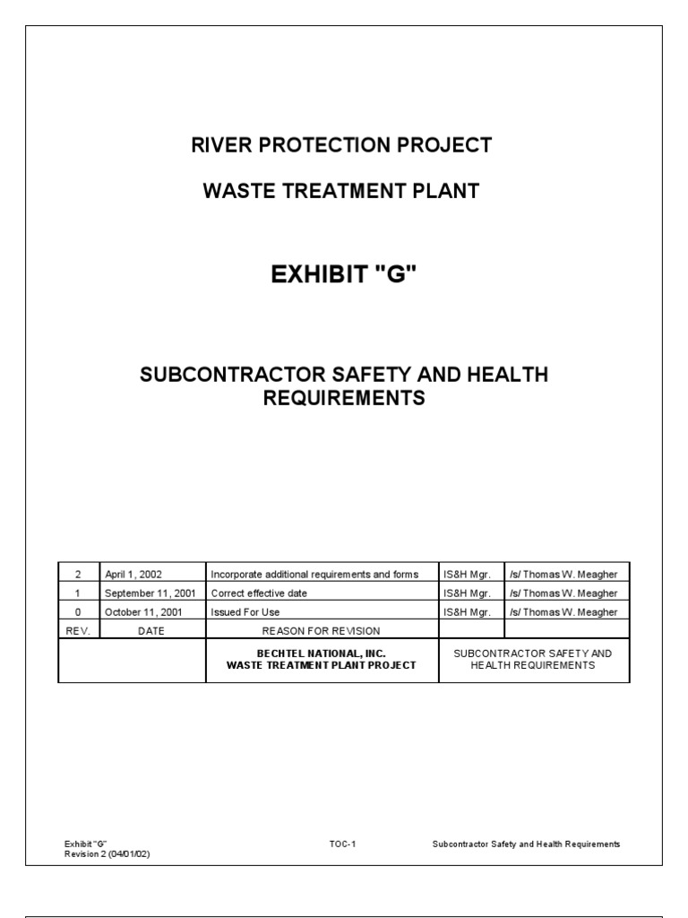 Exhibit B 1 Subcontractor Evaluation Sheet4 | General Contractor ...