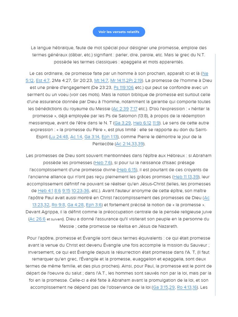Promesse | PDF