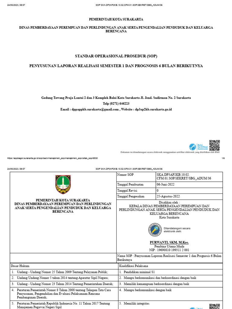 SOP LAP SEM DAN PROGNOSIS | PDF
