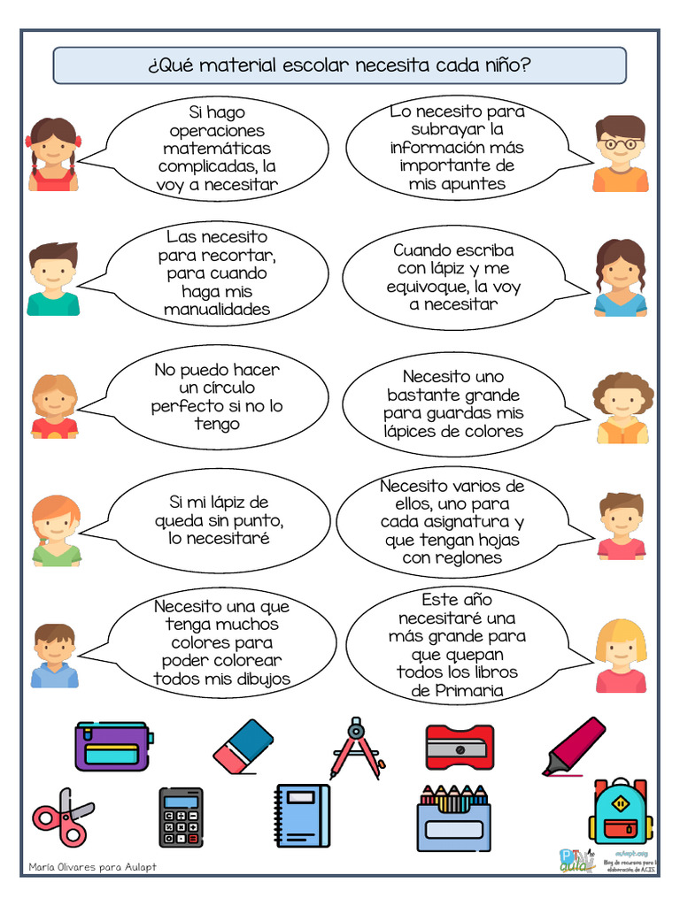 Juego de Inferencias Material Escolar | PDF
