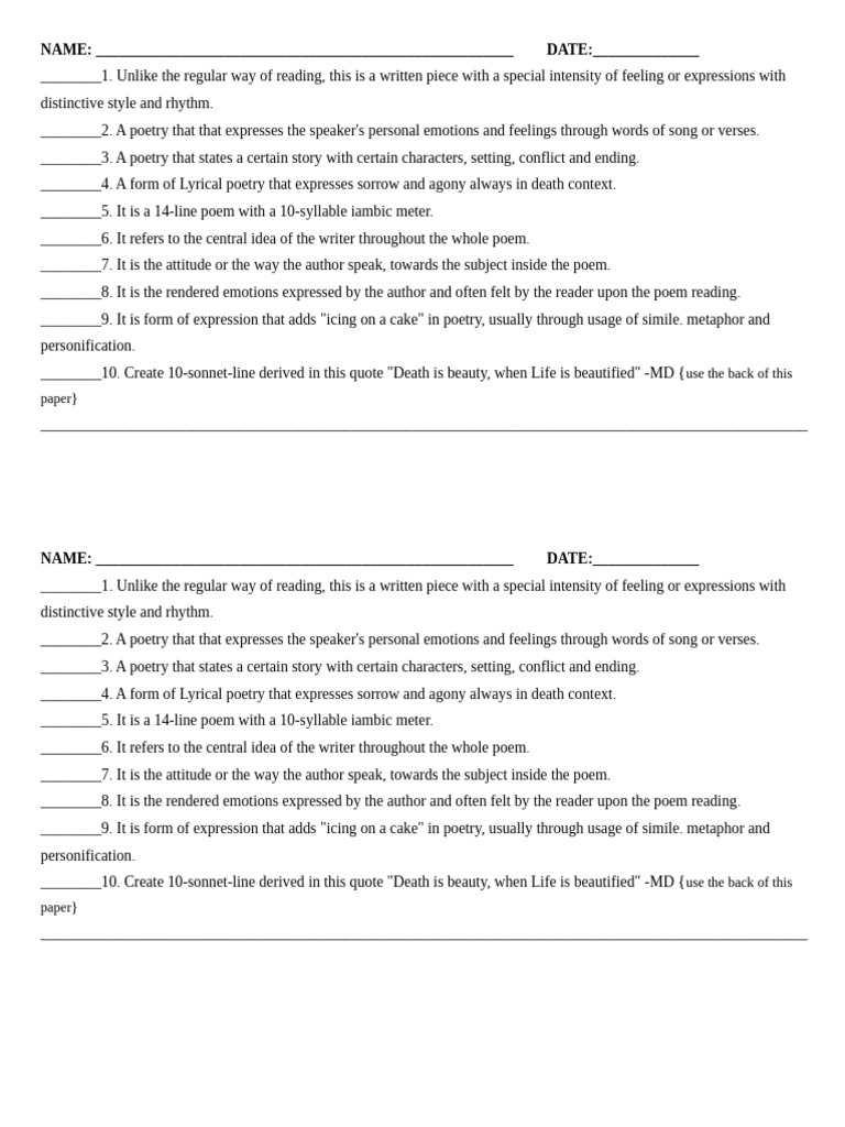 1st Assessment | PDF
