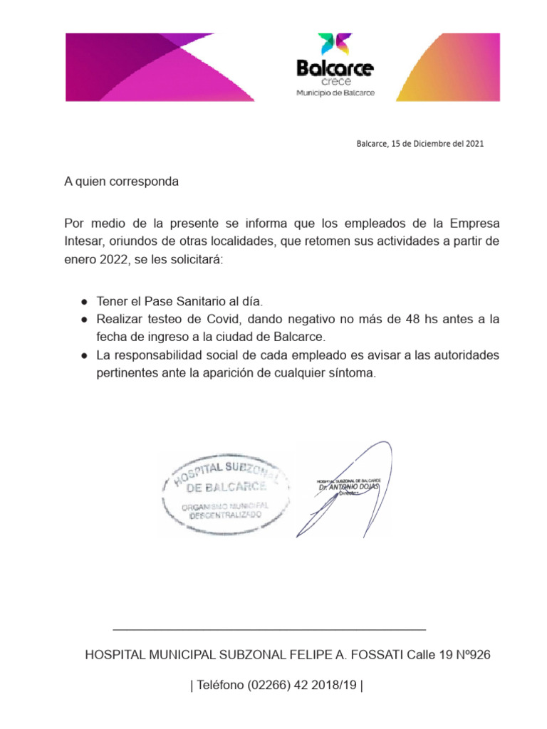 Nota A Intesar | PDF