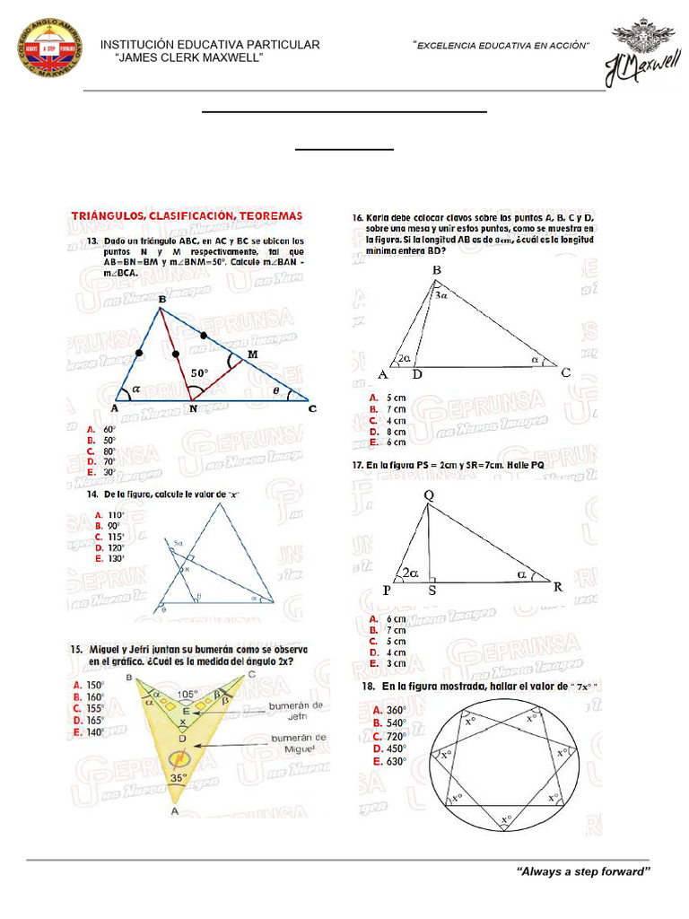 Preu triángulos | PDF