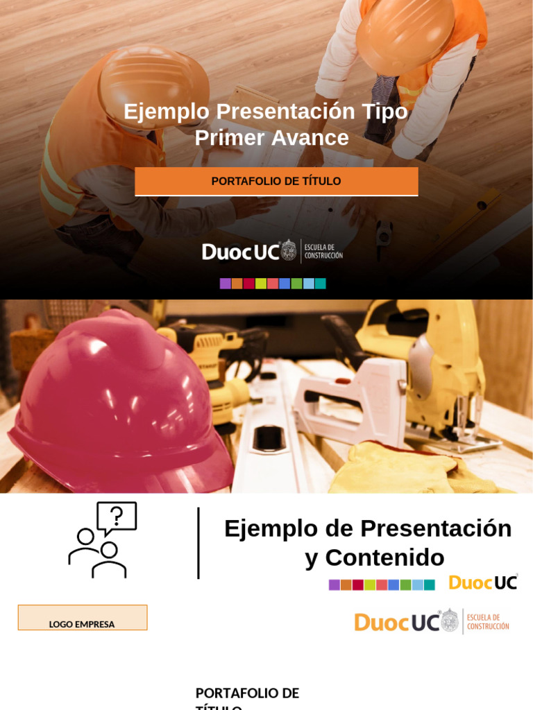 PPT6 - Ejemplo Presentación 1°avance | PDF