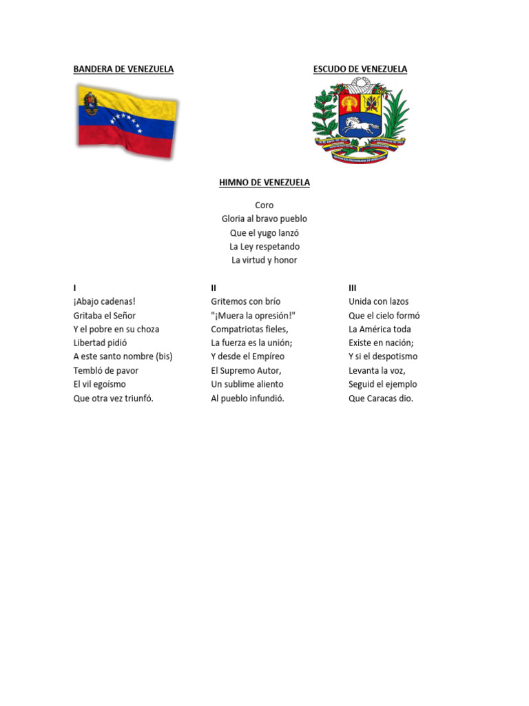 Simbolo de Venezuela | PDF