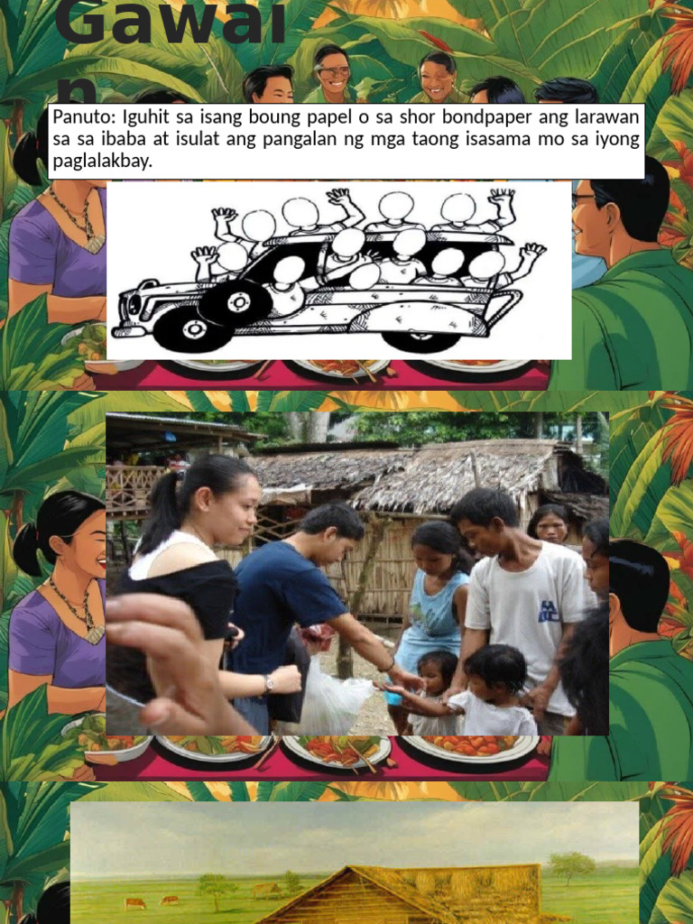 Panuto: Iguhit Sa Isang Boung Papel o Sa Shor Bondpaper Ang Larawan Sa ...