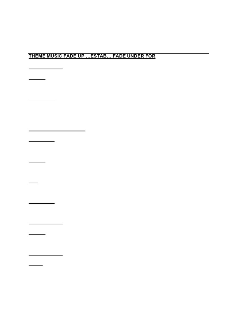 DZRS 574 Radyo Sandigan Final Script | PDF