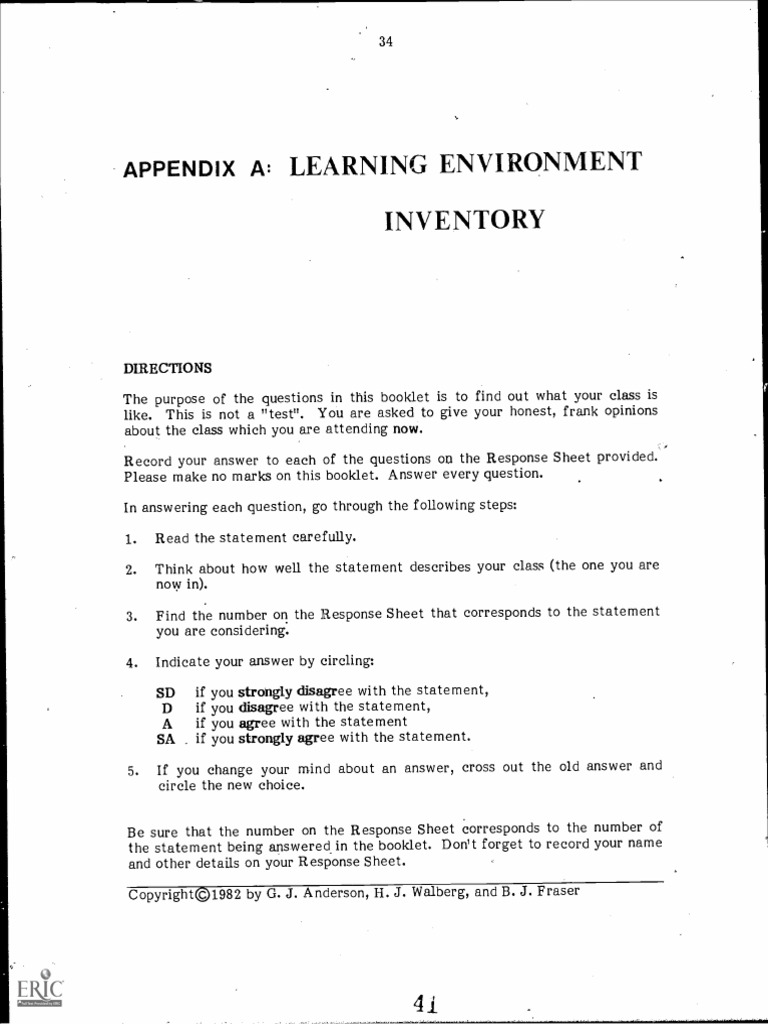 Learning Environment Inventory-39-58 | PDF