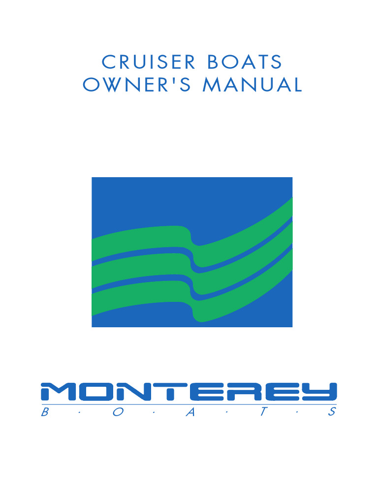 Monterey 256 276 296 Cruiser - OM | PDF