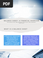 Types of Balance Sheet | PDF